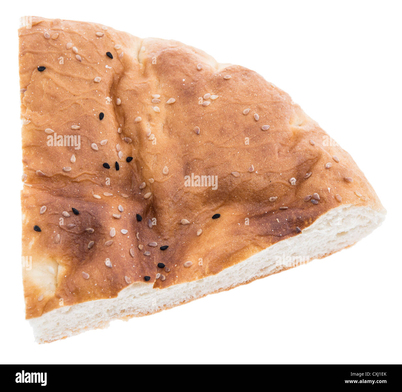 Pita Bread isolated on white background Stock Photo - Alamy
