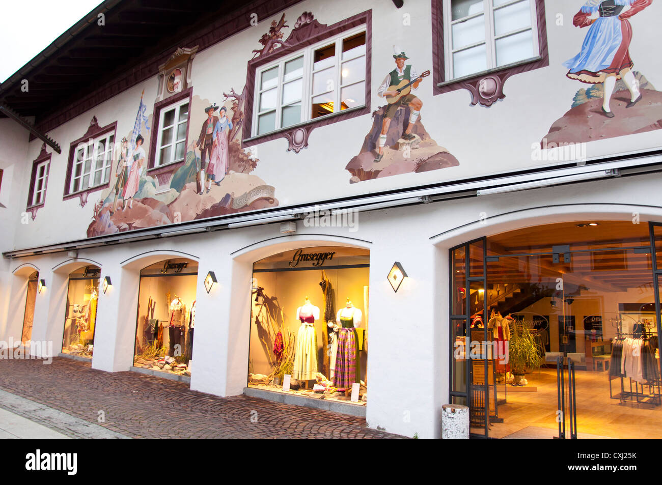 Garmisch-Partenkirchen, Bavaria, Germany, store front Stock Photo - Alamy