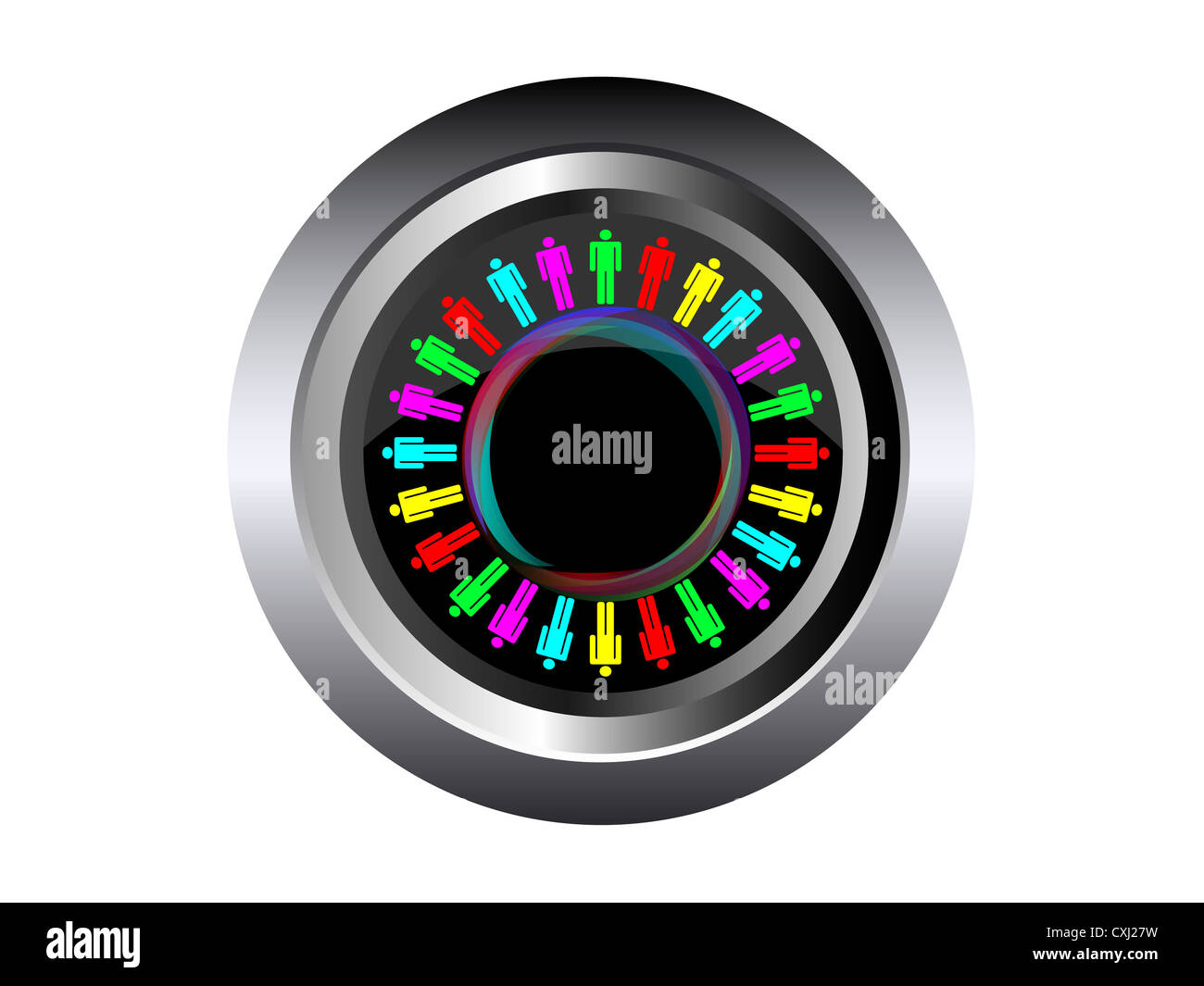 work force colorful business work team concept sign vector illustration ...