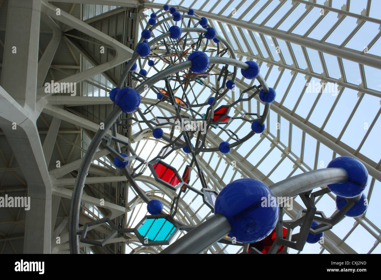 Double helix dna model science museum hi-res stock photography and ...