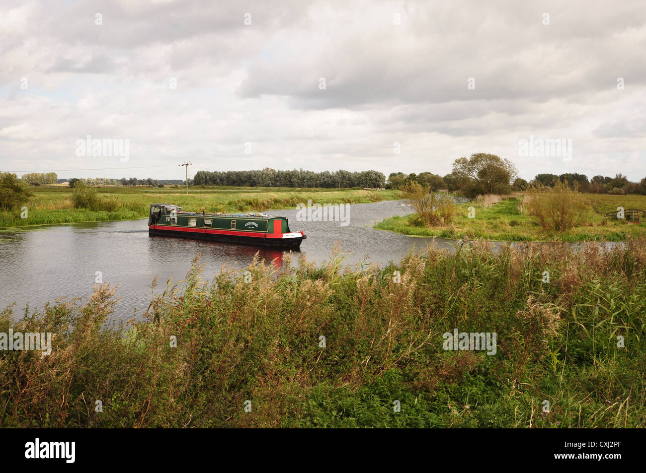 River Little Ouse at Botany Bay on the Suffolk/Norfolk border Stock ...