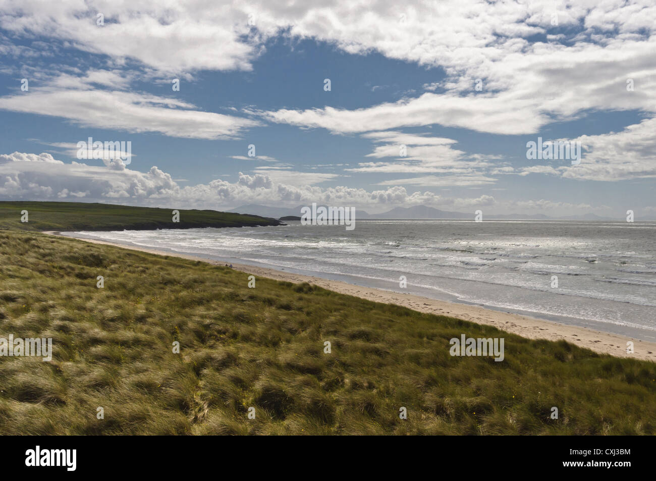 Aberffraw dunes and beach at Aberffraw bay on Anglesey Stock Photo - Alamy