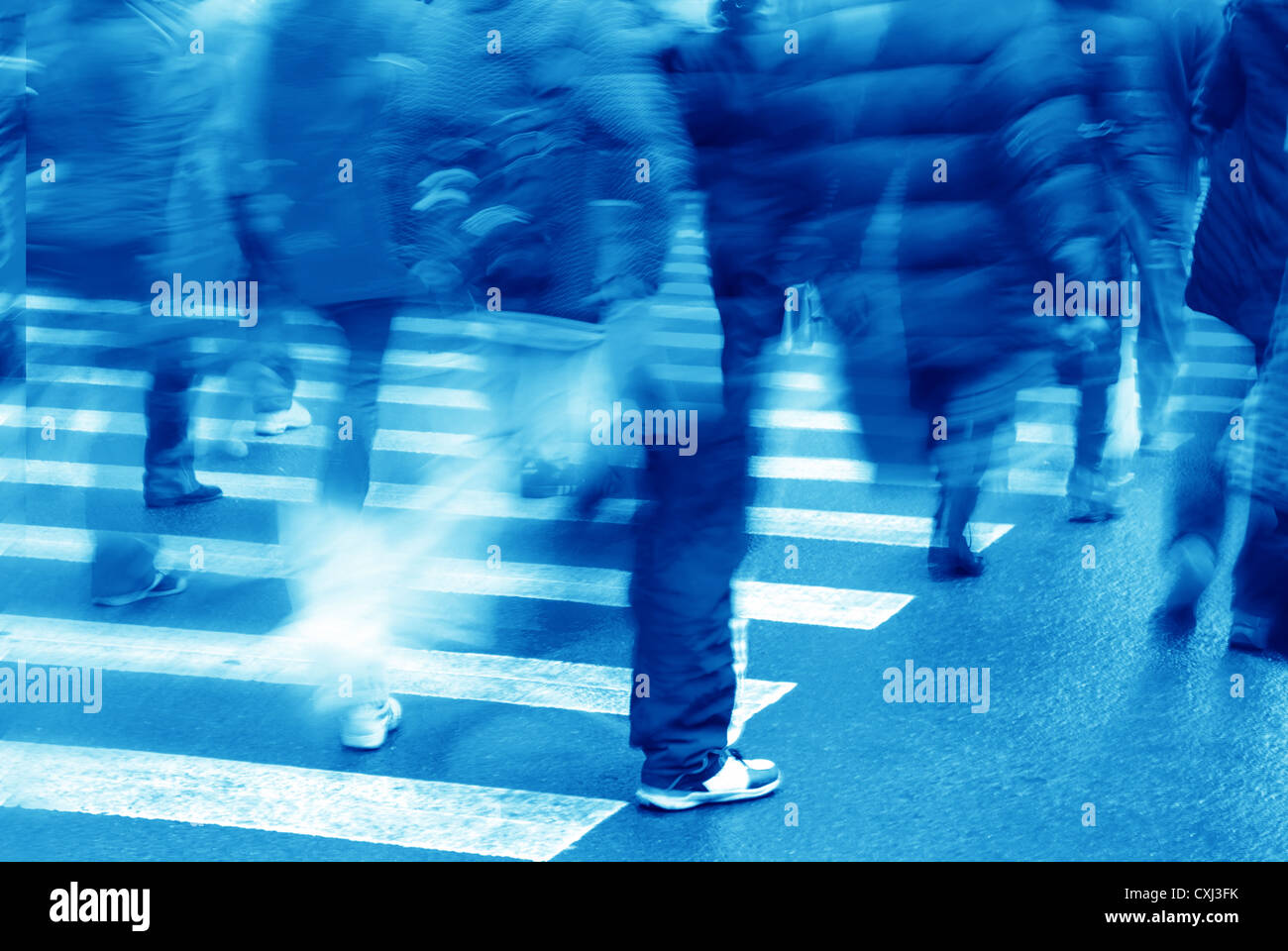 people on zebra crossing Stock Photo - Alamy