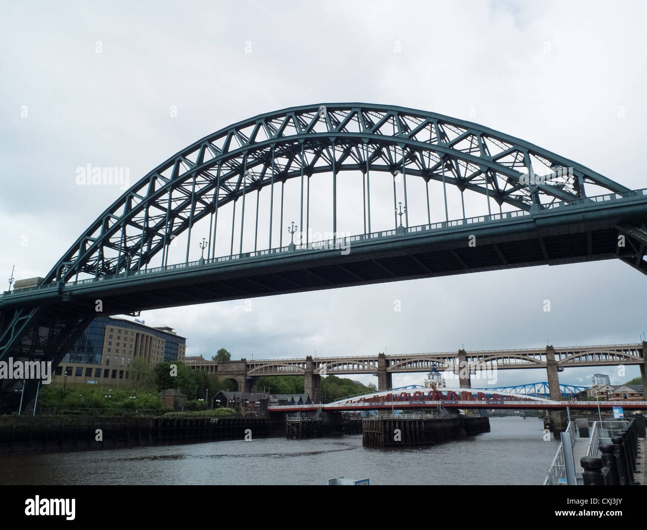 Tyne Bridge River Tyne Newcastle Stock Photo - Alamy