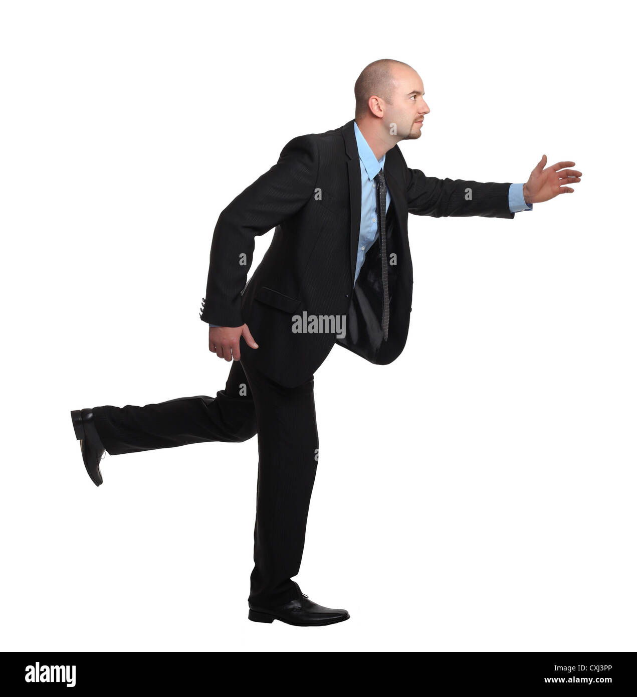 Man running back suit hi-res stock photography and images - Alamy