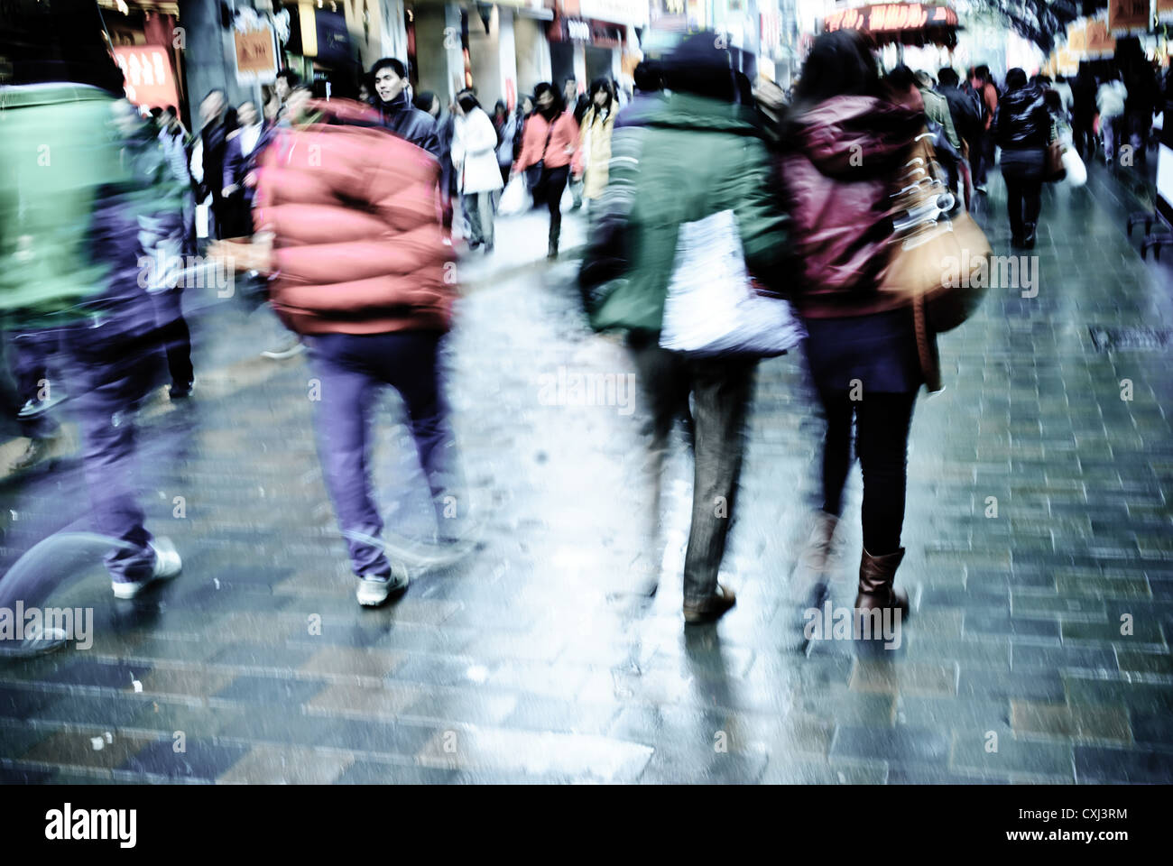 people on street Stock Photo - Alamy