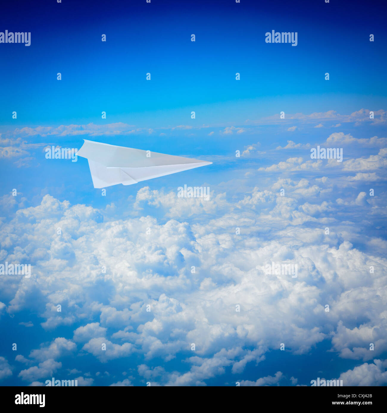 paper plane flying Stock Photo - Alamy