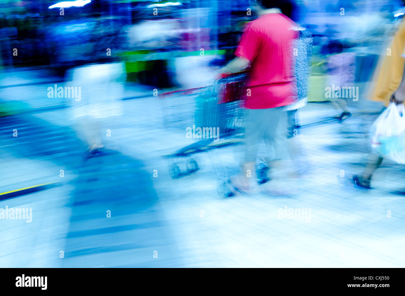 Modern city crowd outside hi-res stock photography and images - Alamy