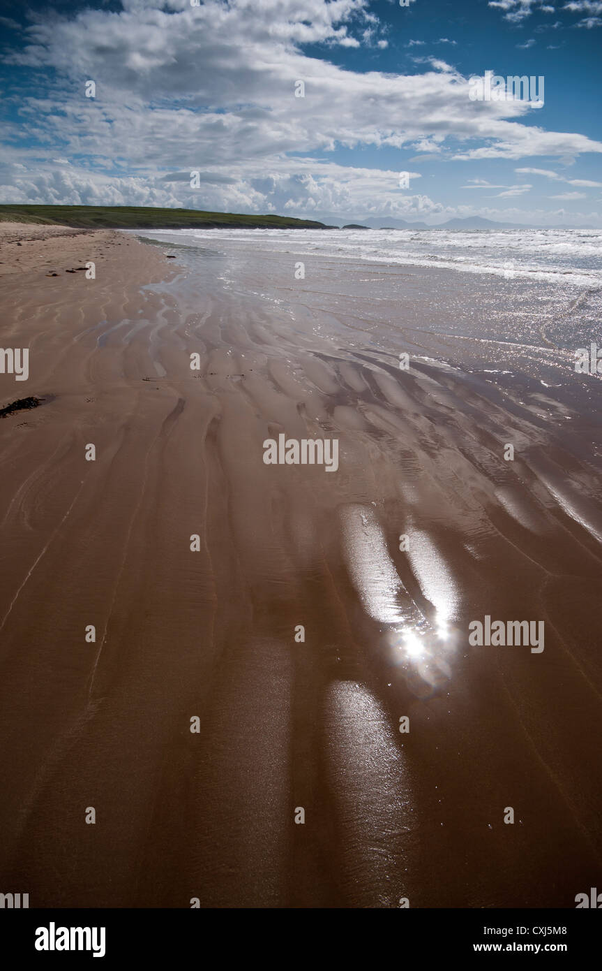 Aberffraw beach Traeth Mawr Anglesey North Wales UK Stock Photo - Alamy