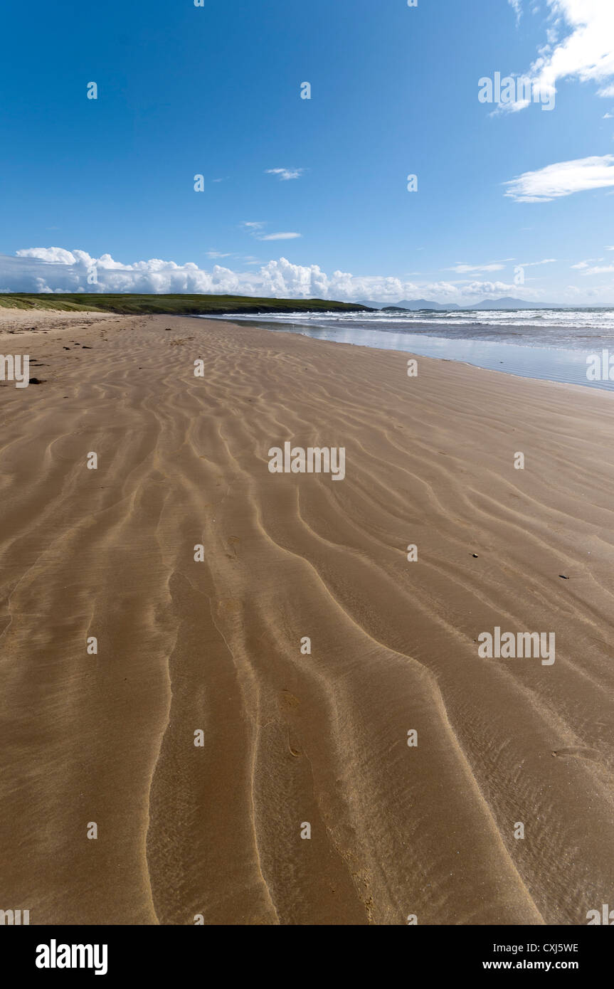 Aberffraw beach Traeth Mawr Anglesey North Wales UK Stock Photo - Alamy