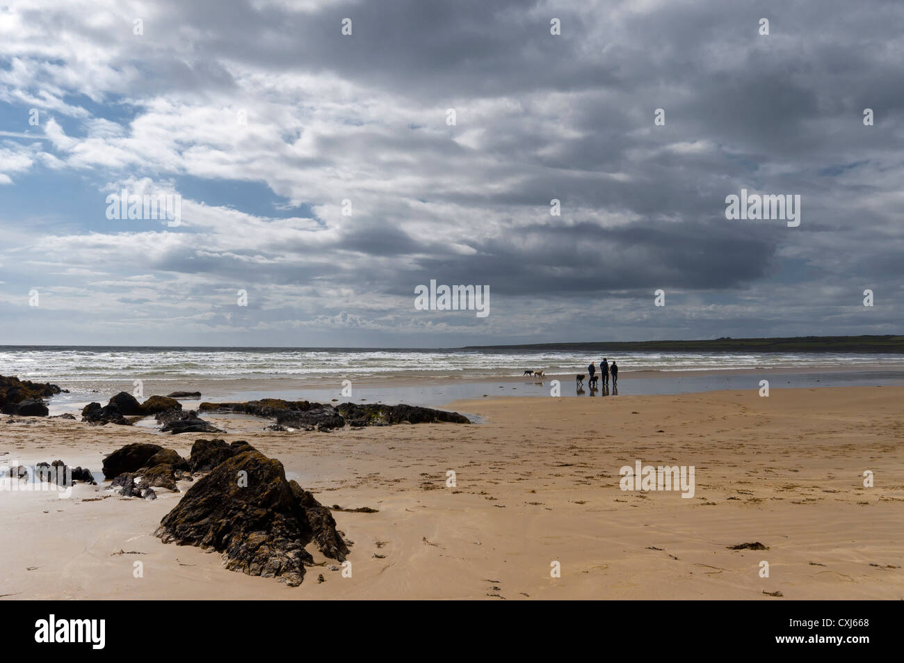 Aberffraw beach Traeth Mawr Anglesey North Wales UK Stock Photo - Alamy