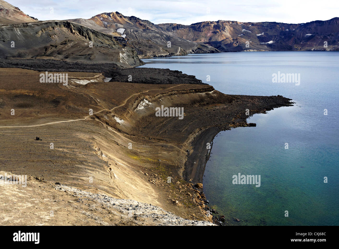 Oskjuvatn lake, Askja Iceland Stock Photo - Alamy