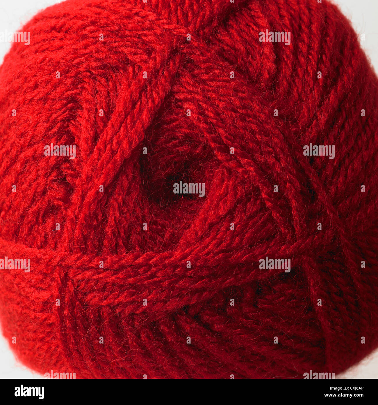 Red wool, end view Stock Photo - Alamy