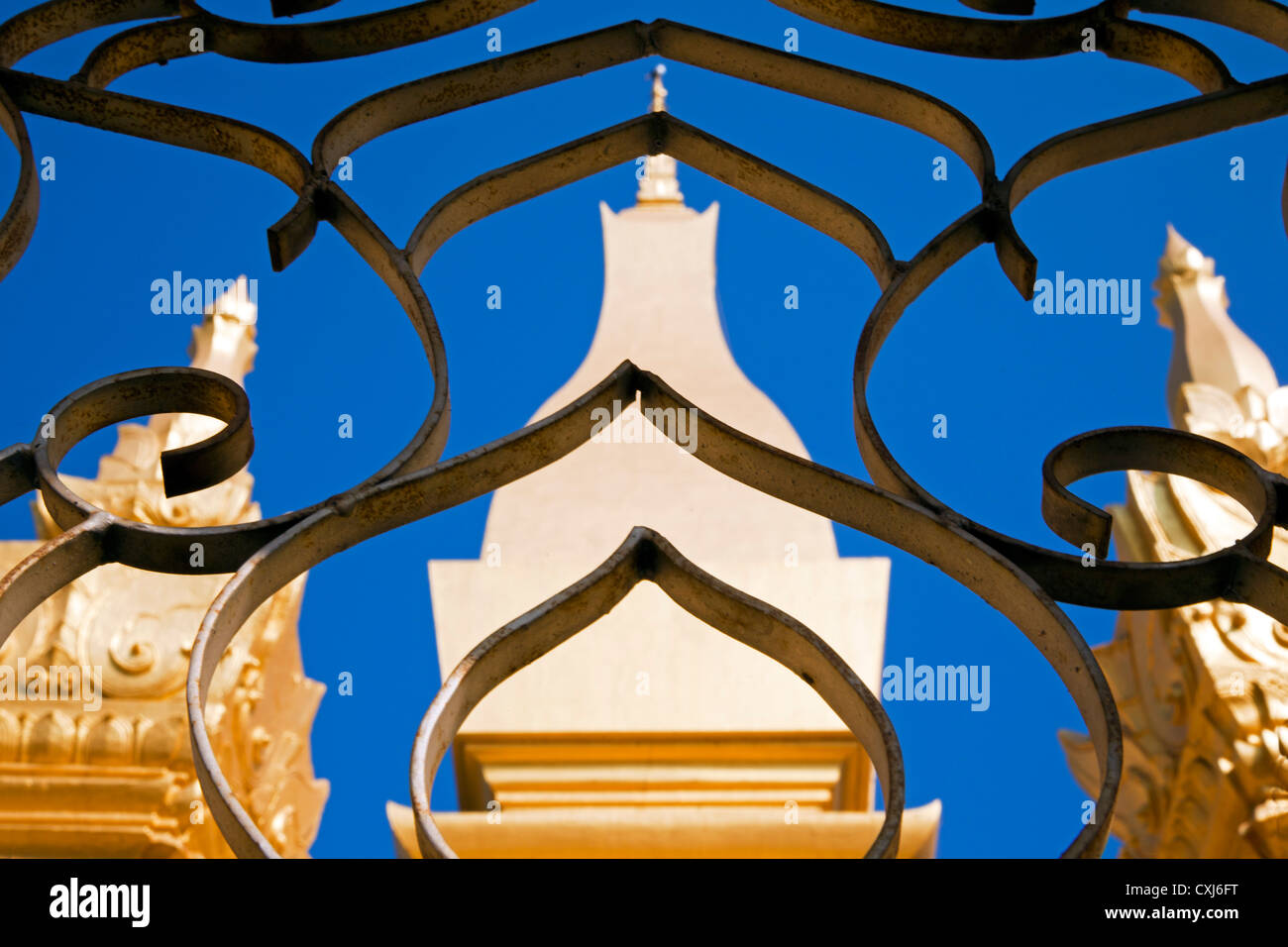 That Luang entrance, Vientiane, Laos Stock Photo - Alamy