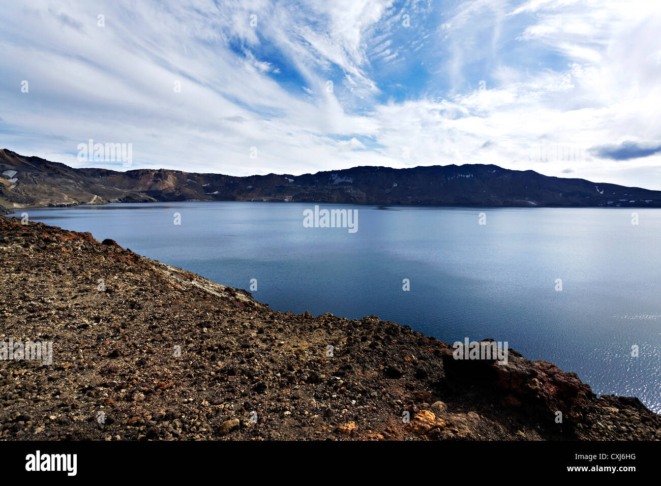 Oskjuvatn lake, Askja Iceland Stock Photo - Alamy