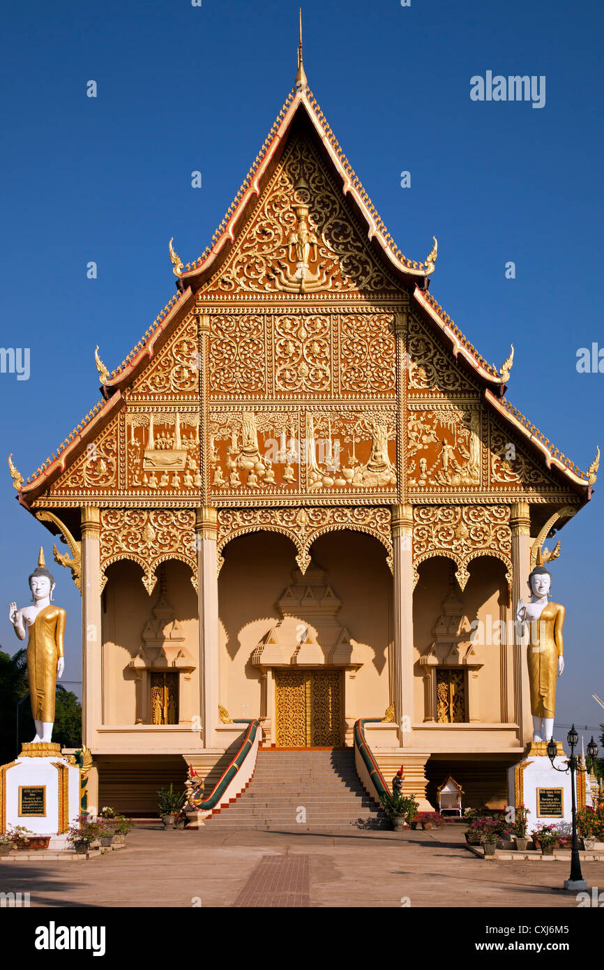 That Luang temple, Vientiane, Laos Stock Photo - Alamy