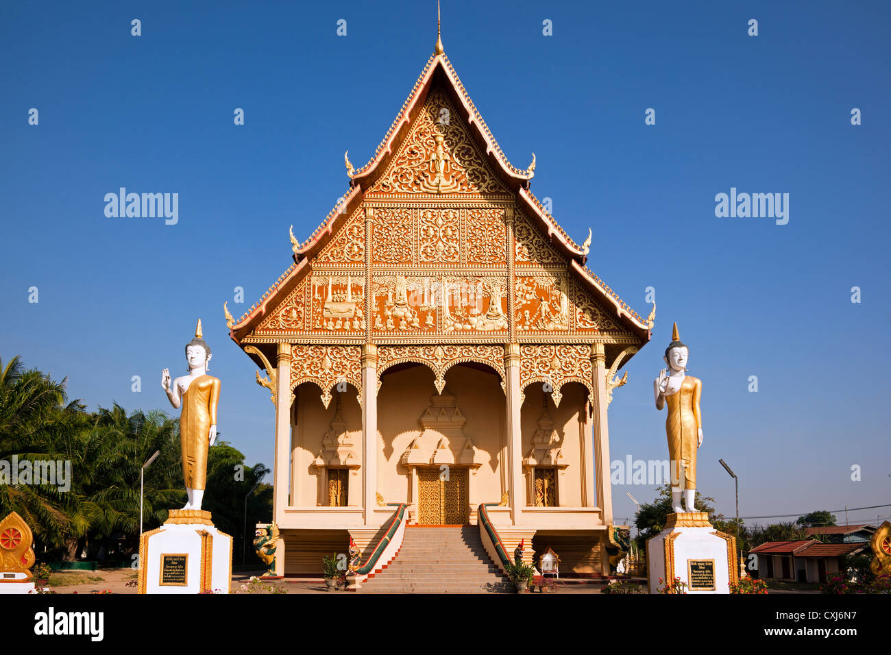 That Luang temple. Vientiane, Laos Stock Photo - Alamy
