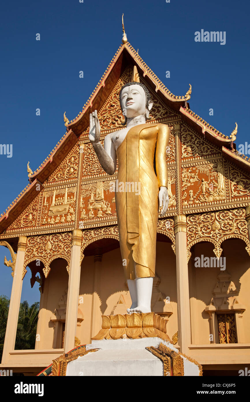 That Luang temple, Vientiane, Laos Stock Photo - Alamy