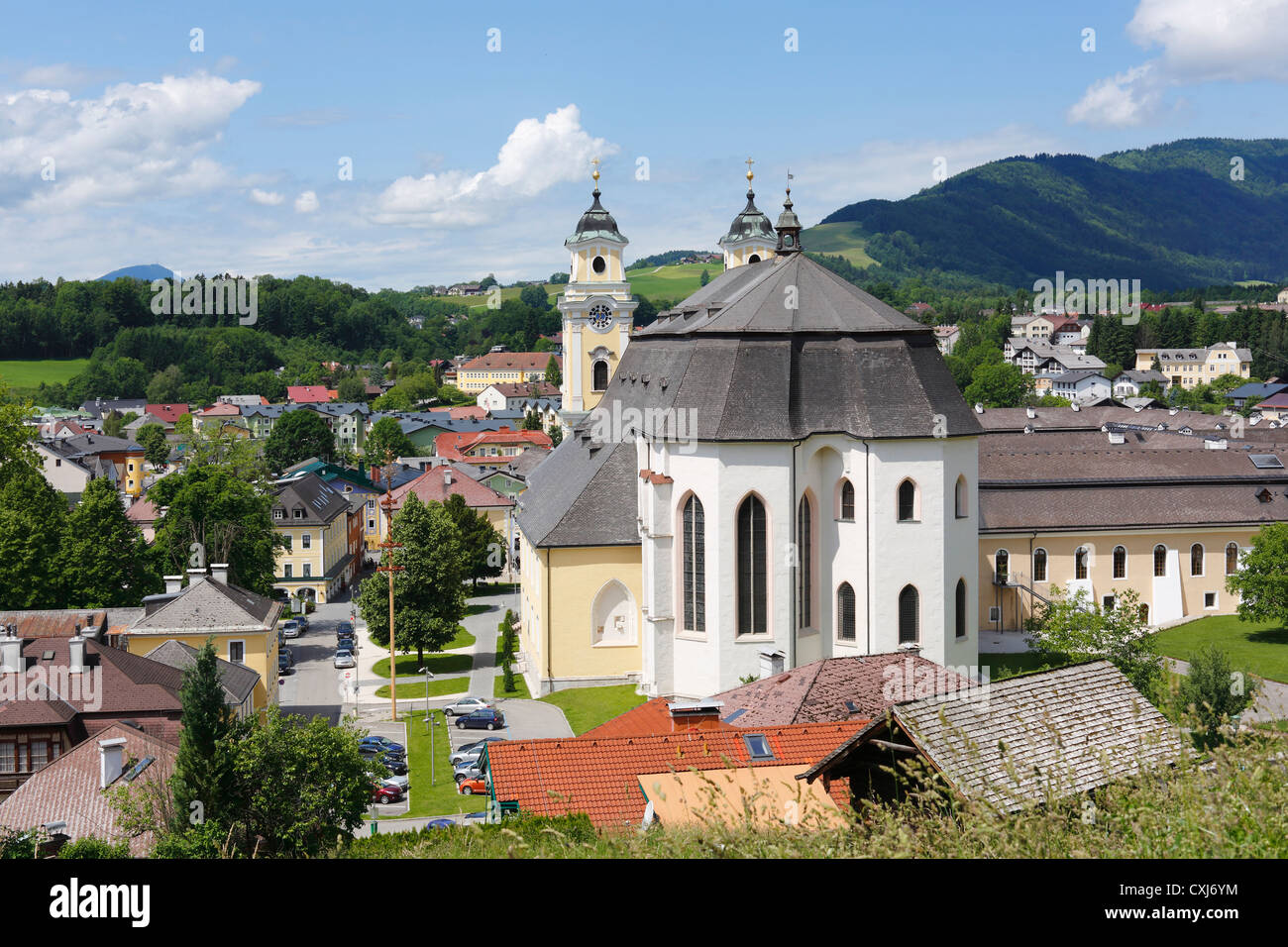 Austria, View of St. Michael Stock Photo - Alamy