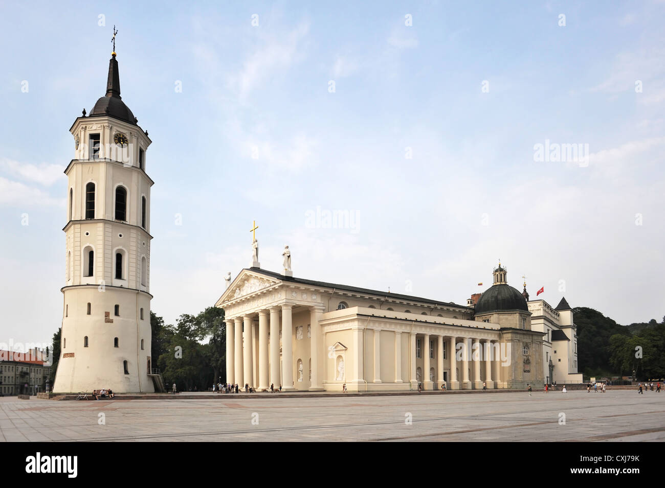 Cathedral Square in Vilnius Stock Photo - Alamy