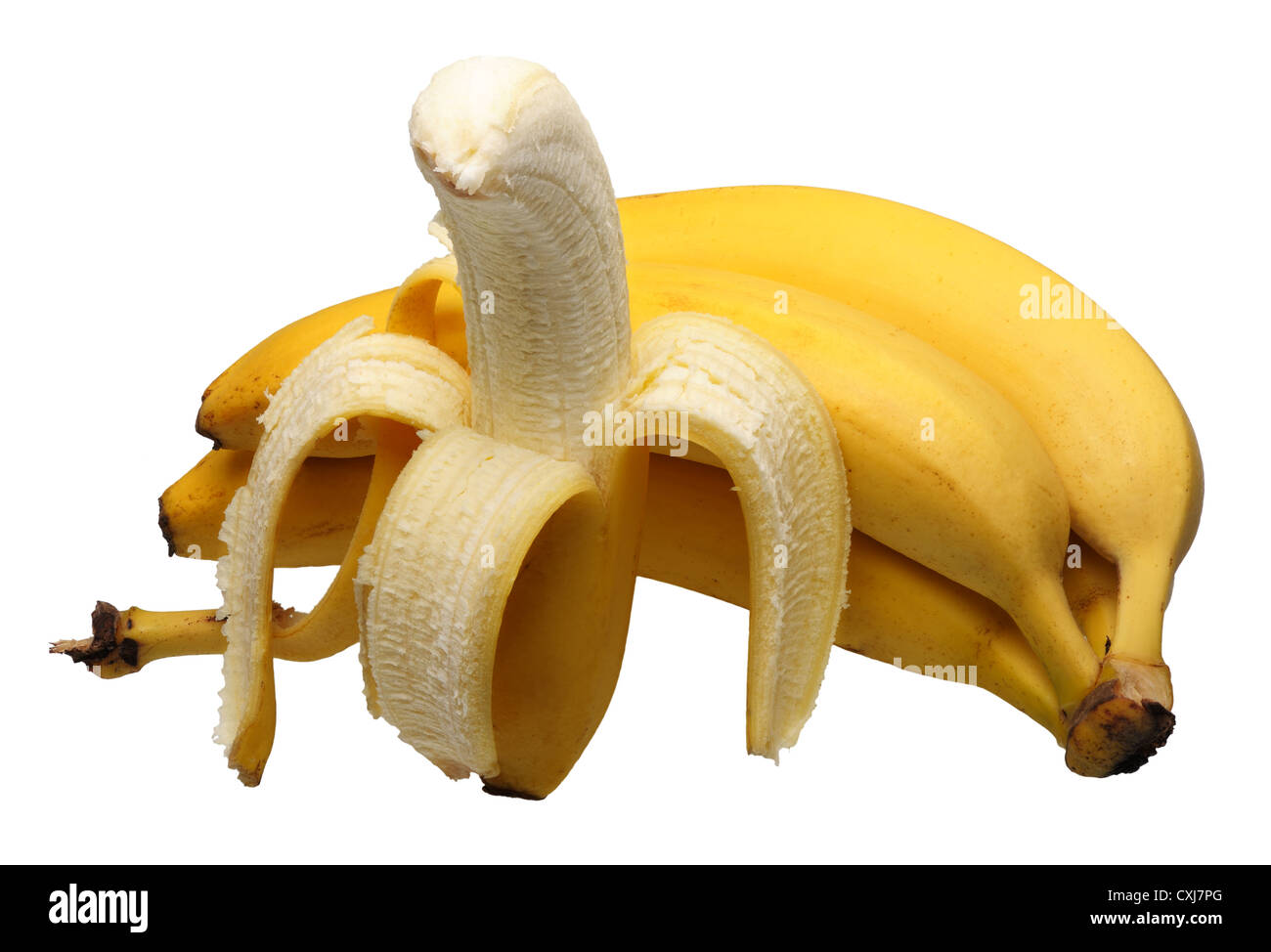 Four Bananas High Resolution Stock Photography and Images - Alamy