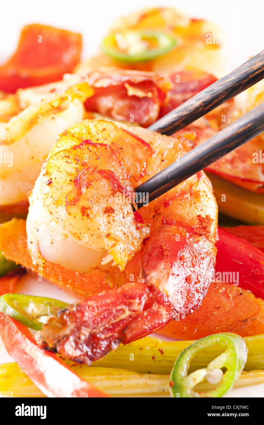 King prawn hi-res stock photography and images - Alamy