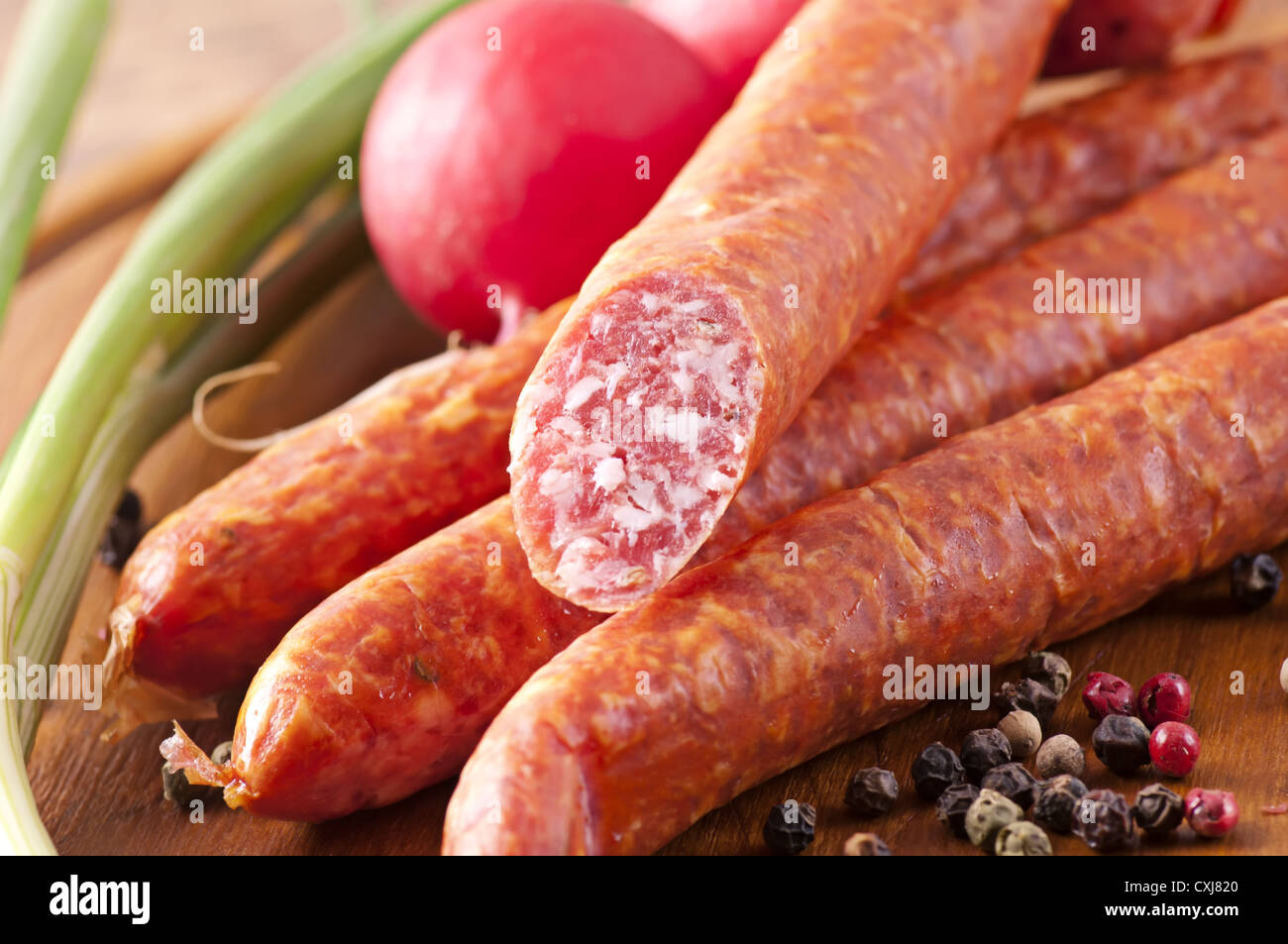 Sausage dry hi-res stock photography and images - Alamy