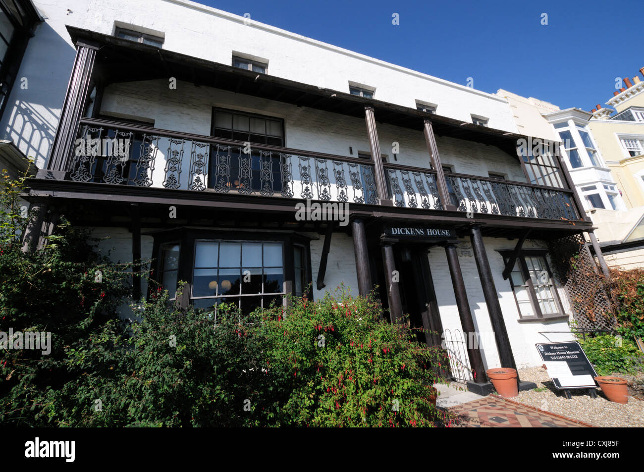 The Dickens House Museum in 'Betsey Trotwood's House', Broadstairs ...