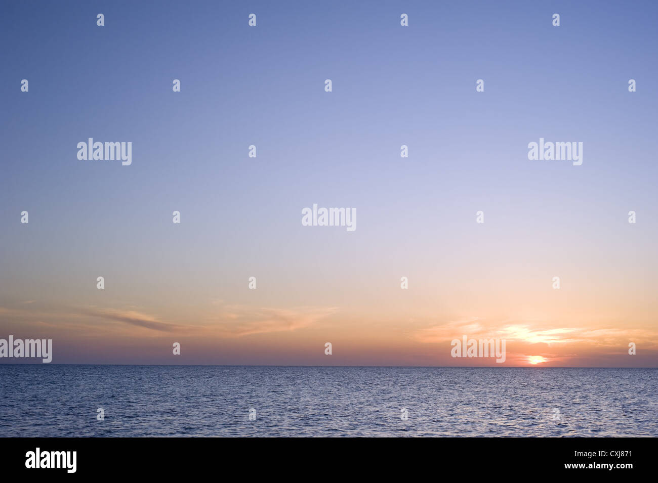 Beautiful sunset over remote lake hi-res stock photography and images ...