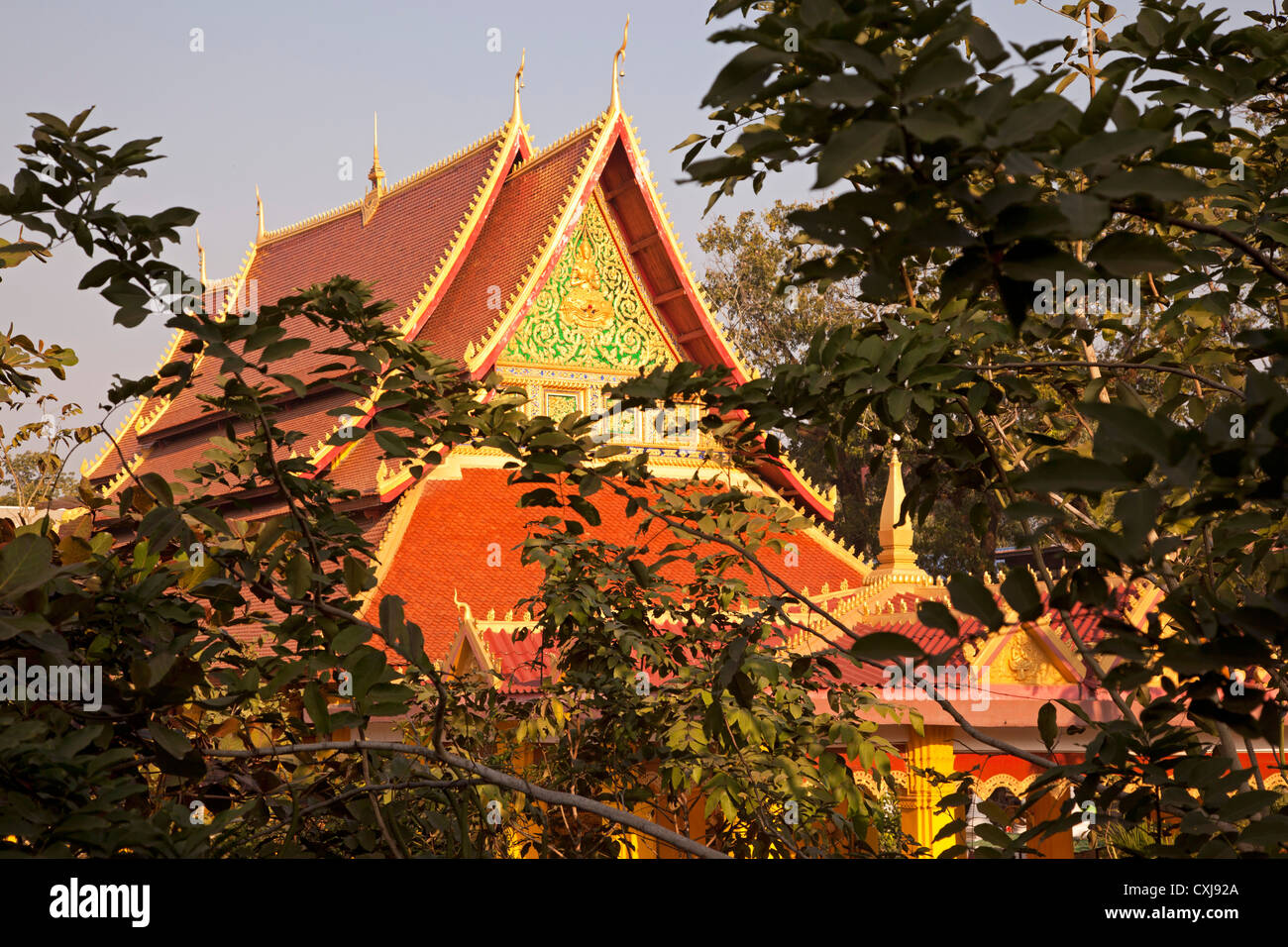 Wat Mixai, Vientiane, Laos Stock Photo - Alamy