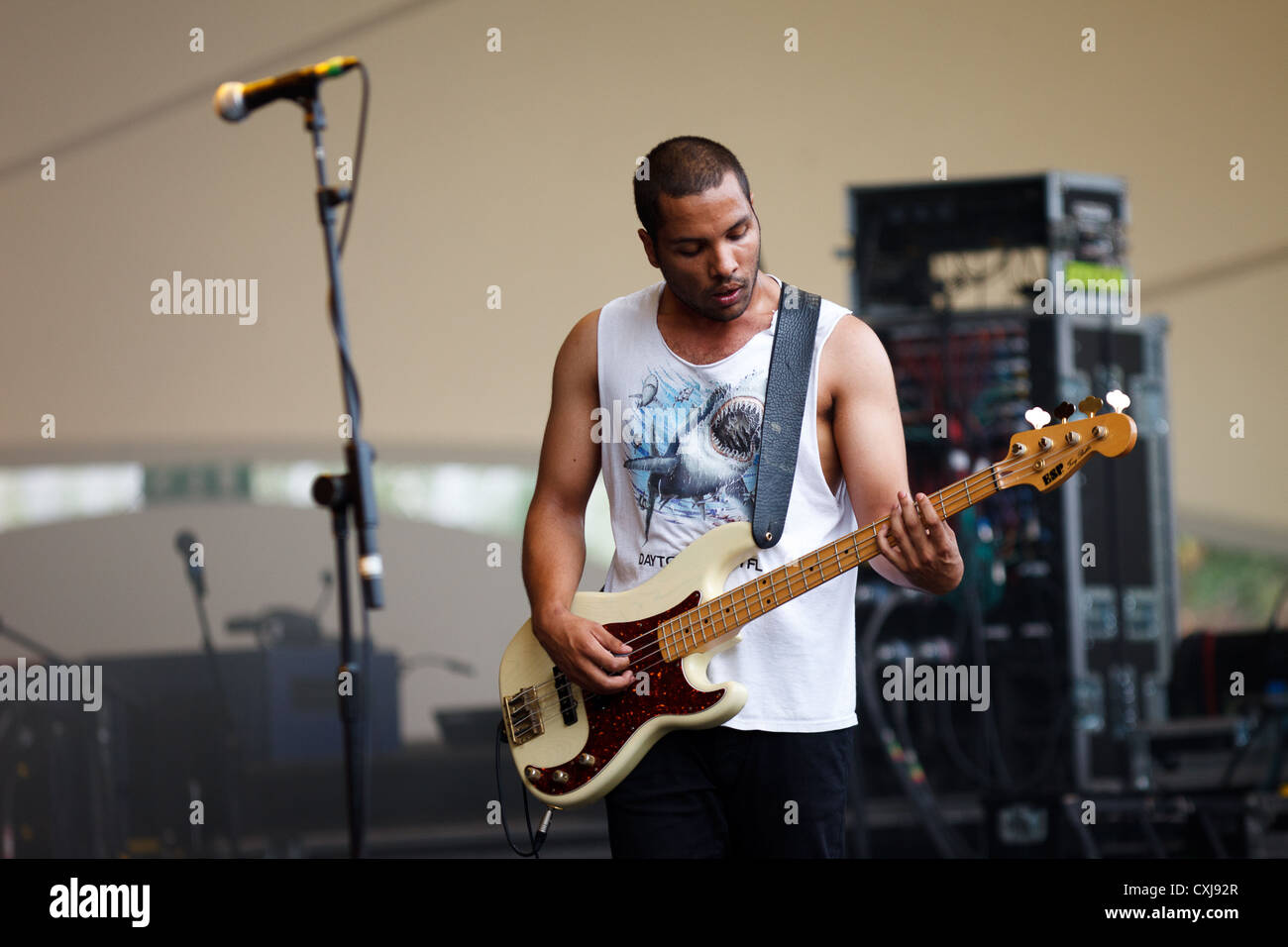 Crowns performing on stage at the Eden Sessions at the Eden Project in ...