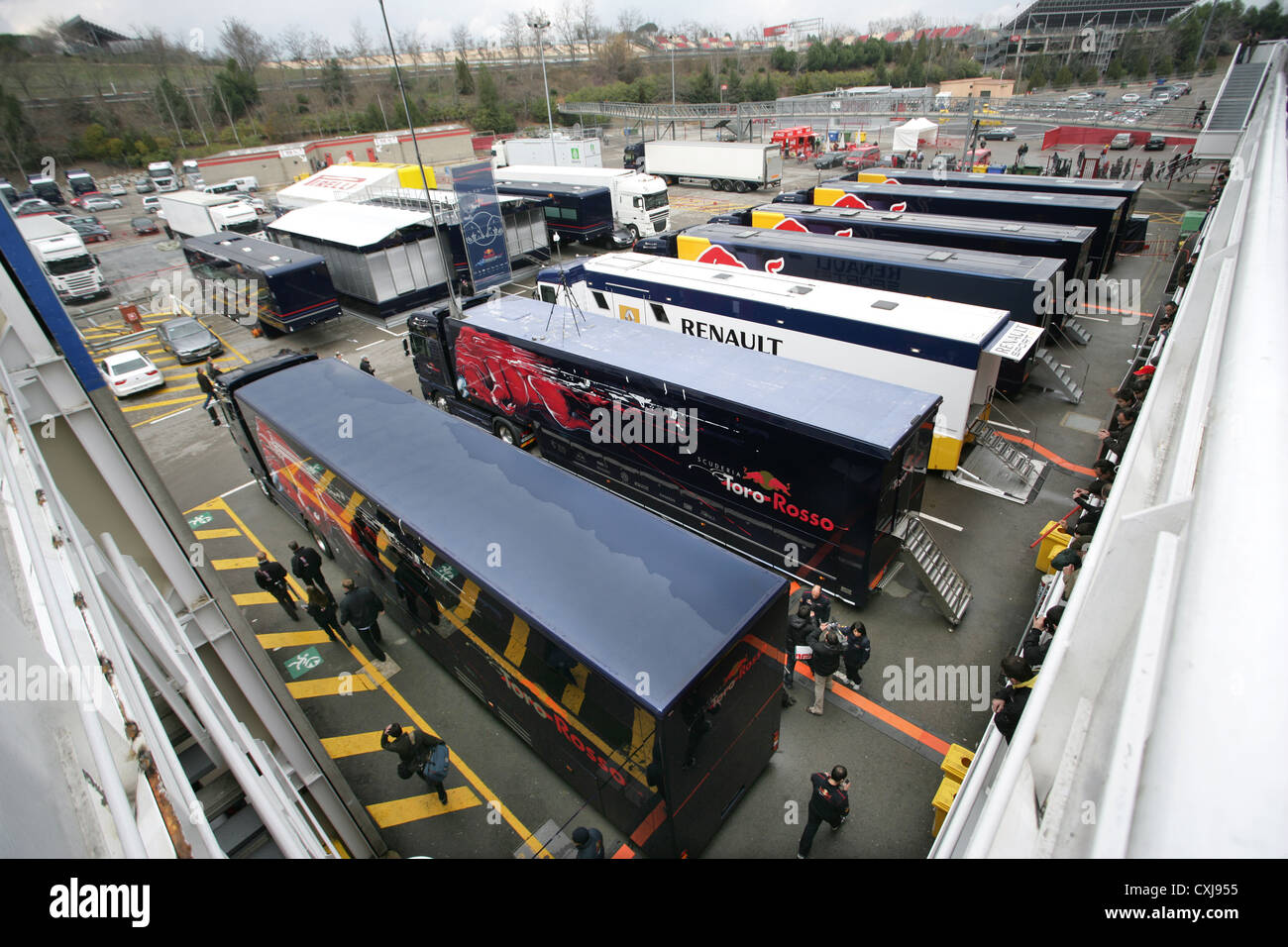 Formula one paddock hi-res stock photography and images - Alamy