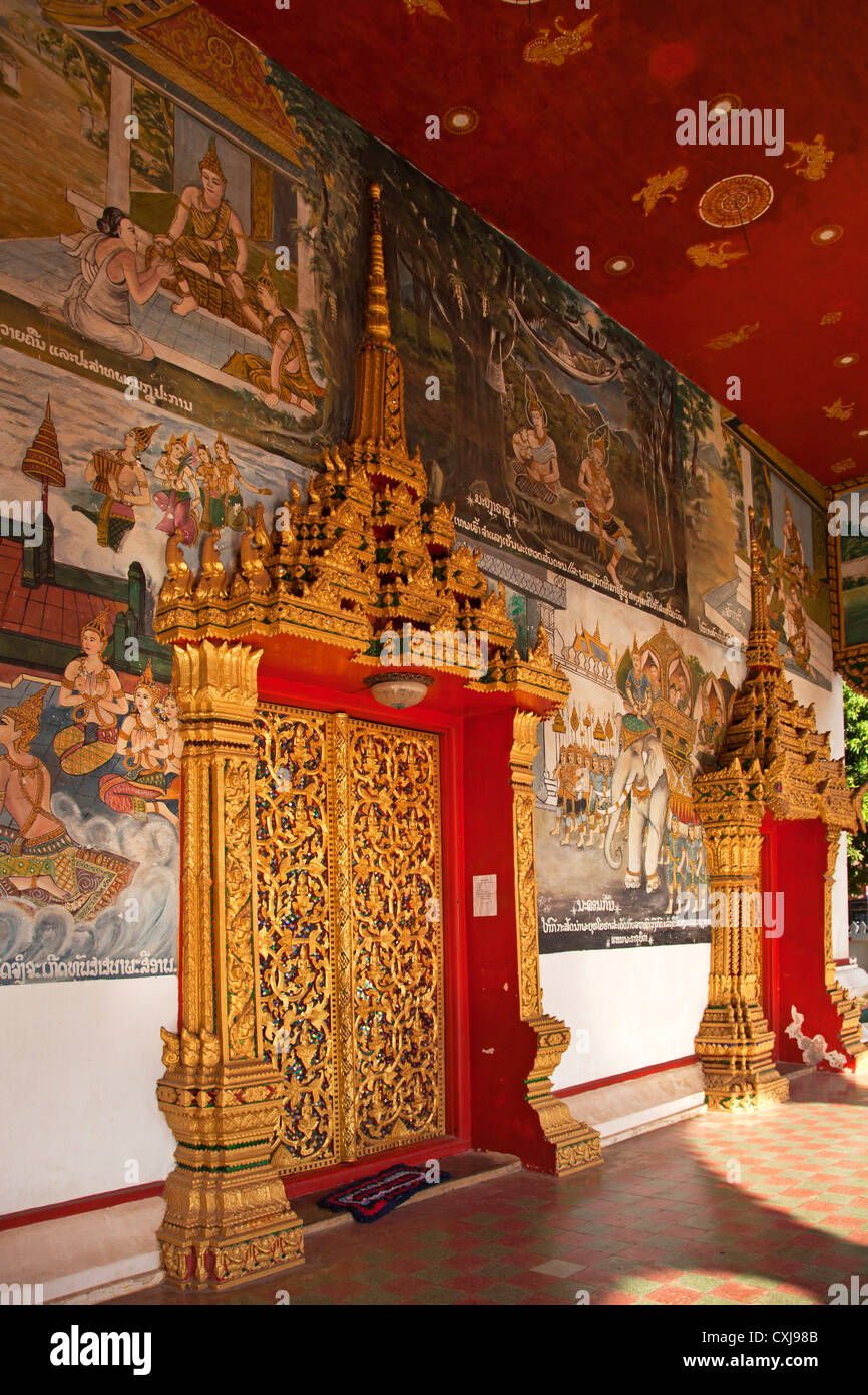 Wat In Paeng, Vientiane, Laos Stock Photo - Alamy