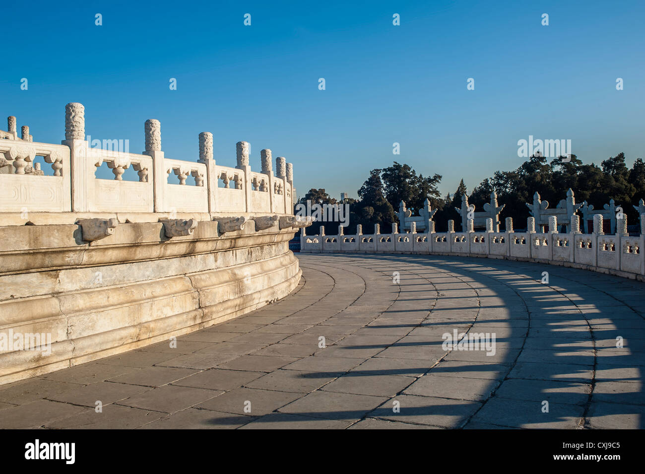 Ancient platform in Temple of Heaven Stock Photo - Alamy