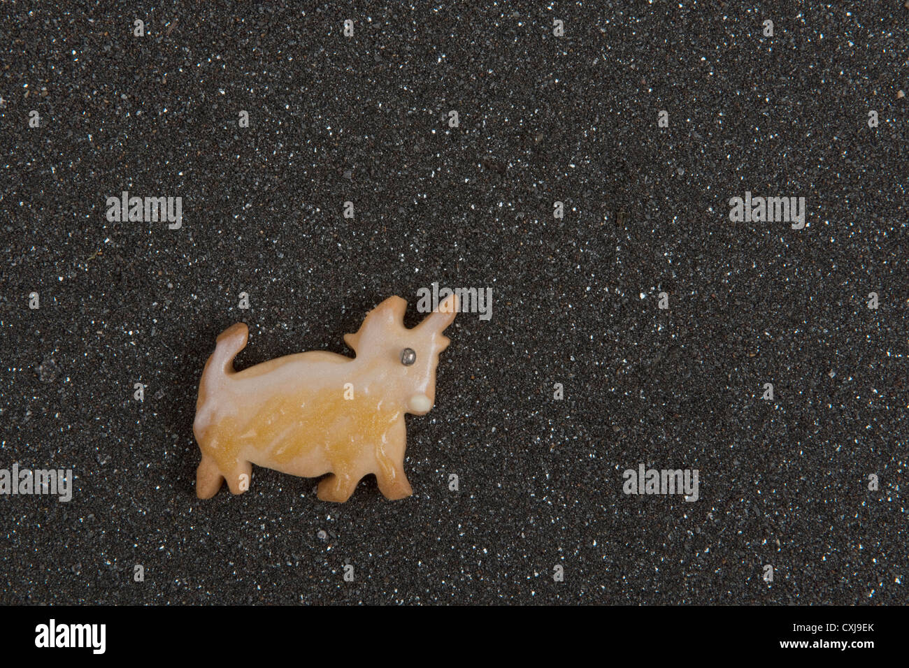 Taurus sign shaped cookie, close up Stock Photo - Alamy
