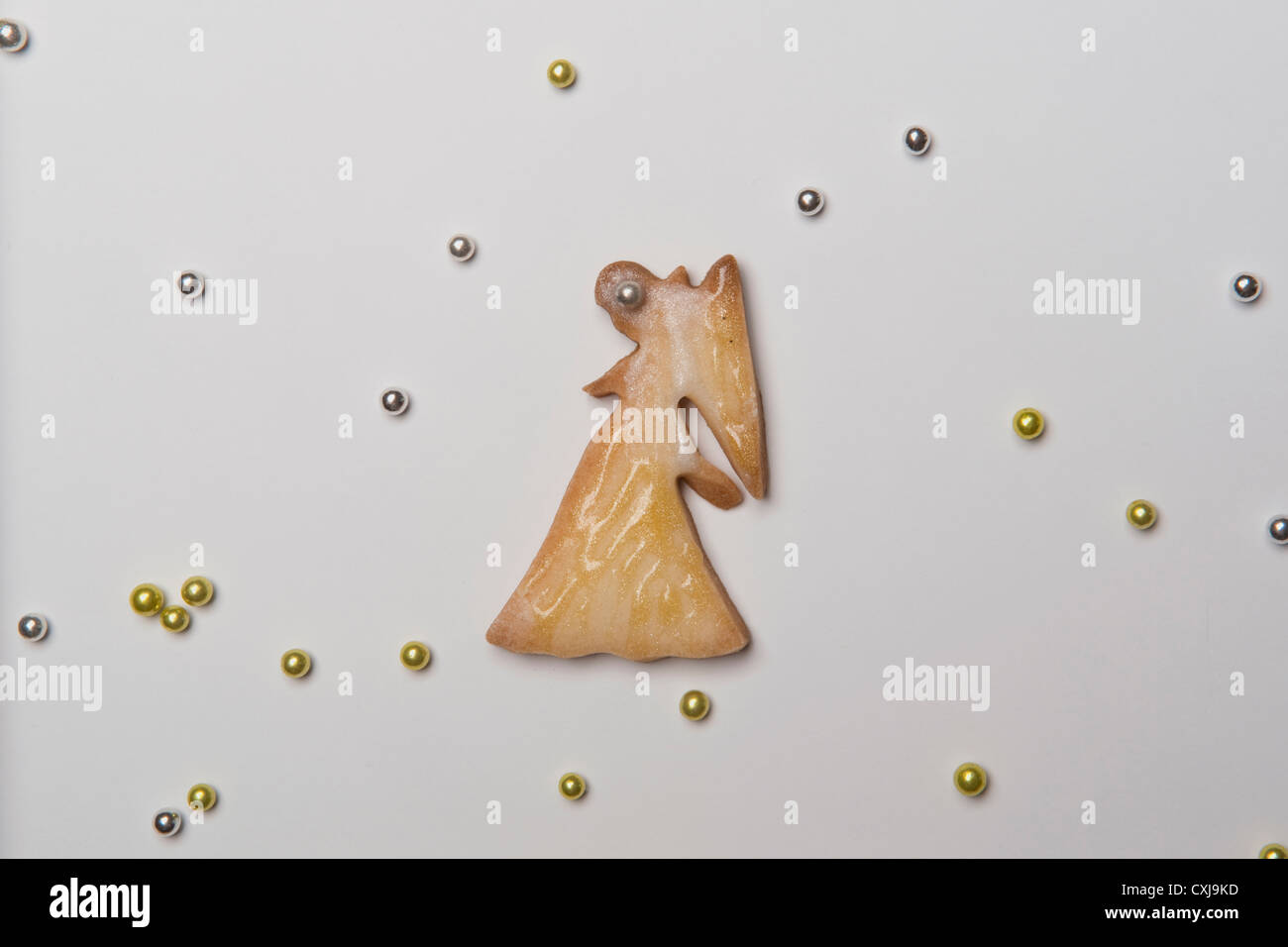 Virgo sign shaped cookie , close up Stock Photo - Alamy
