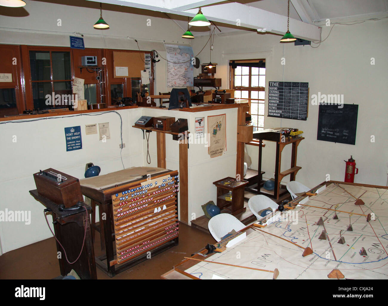 Battle of britain ops room hi-res stock photography and images - Alamy