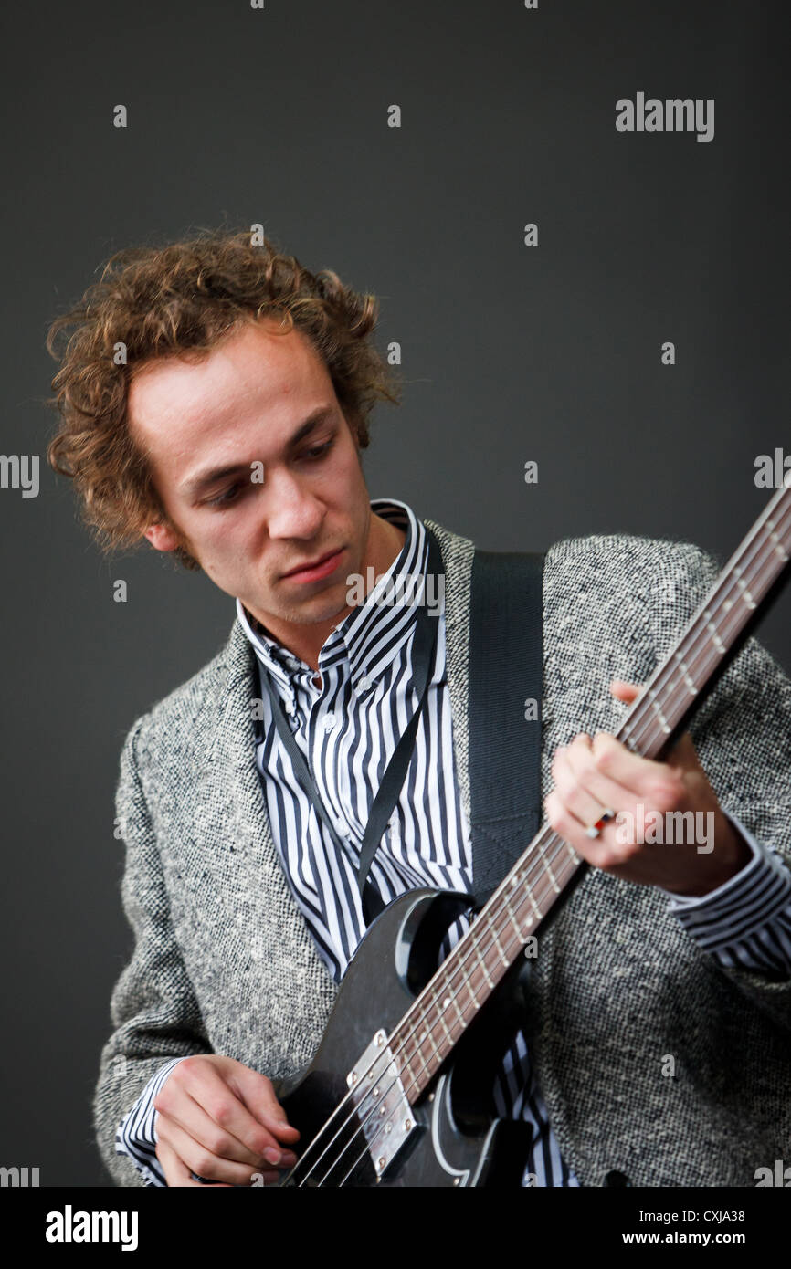 Mystery Jets performing on stage at the Eden Sessions at the Eden ...