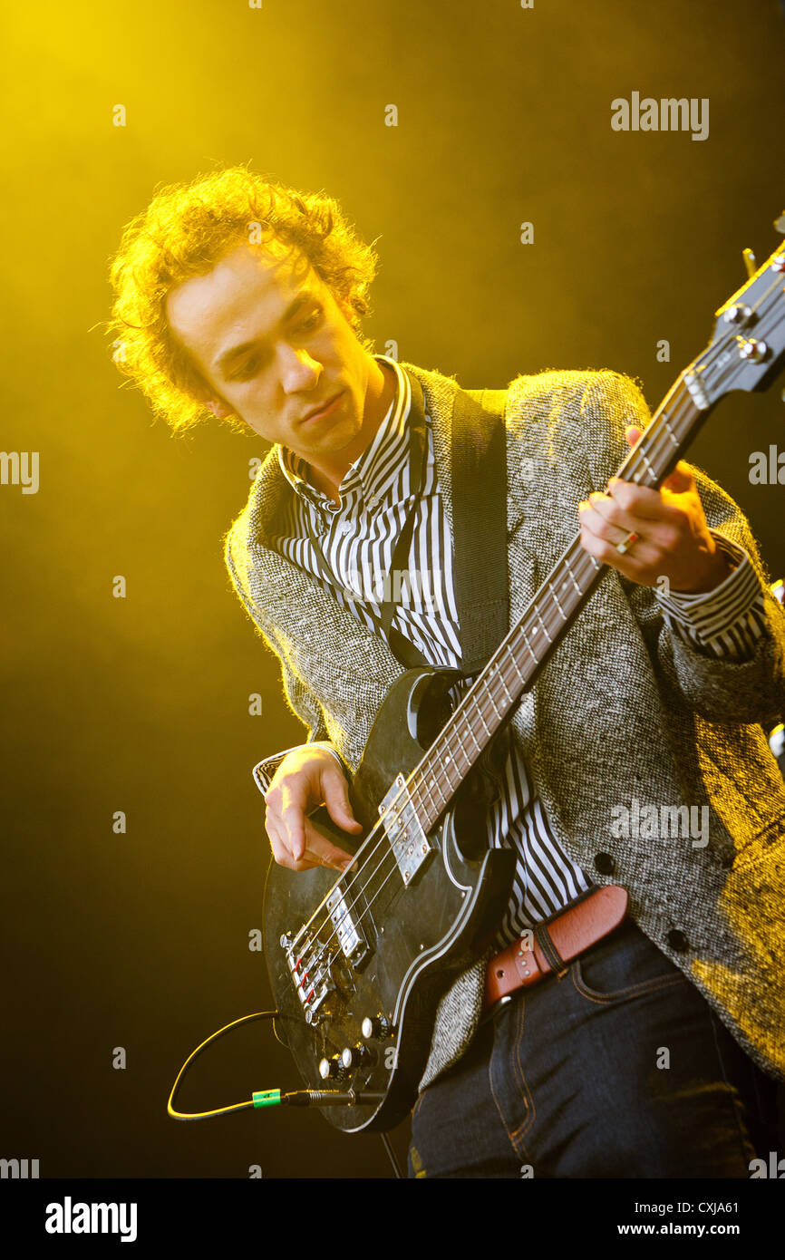 Mystery Jets performing on stage at the Eden Sessions at the Eden ...