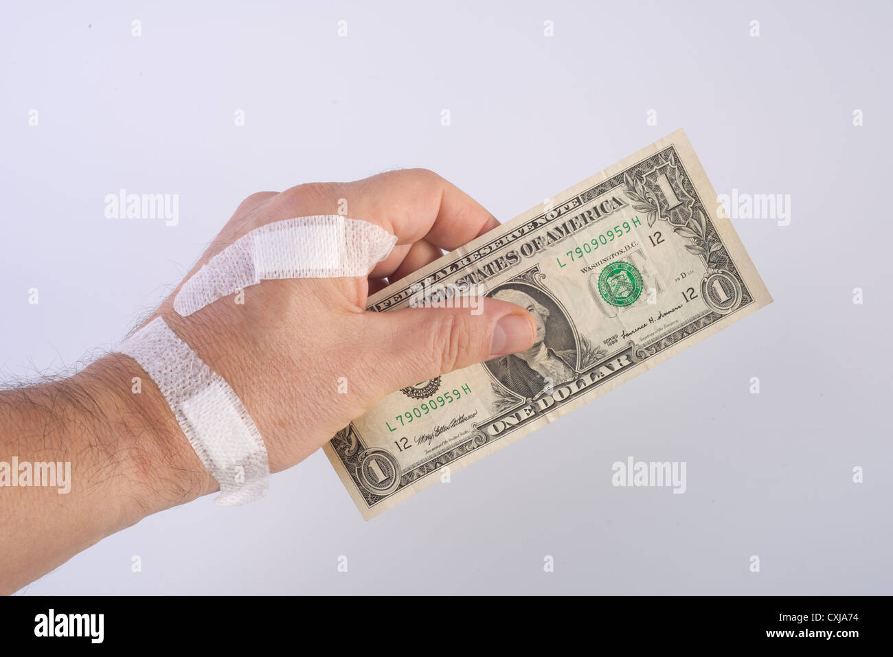 the sickness of dollar Stock Photo - Alamy