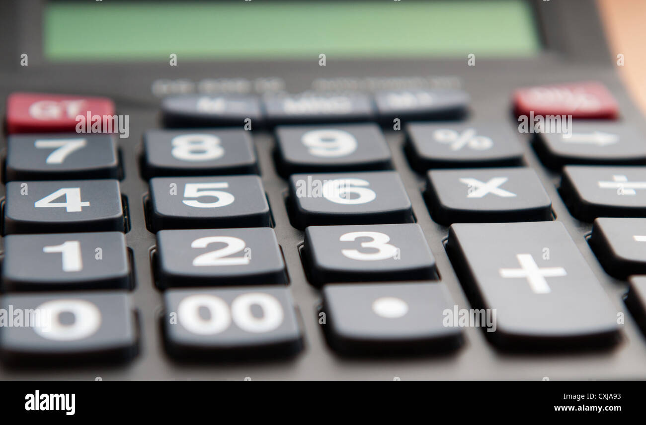 Business concept with accounting calculator Stock Photo - Alamy