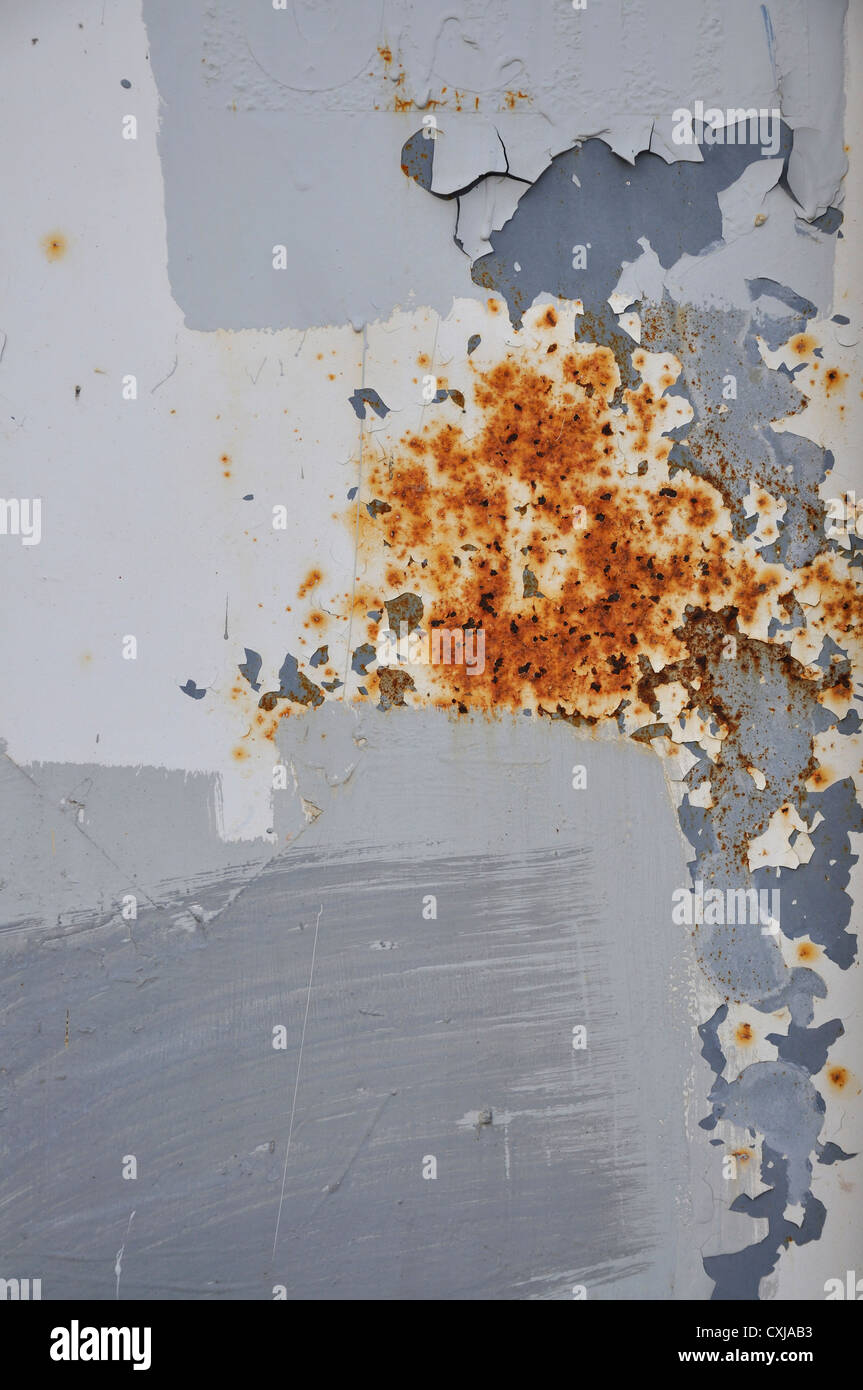 Rust on grey water tank hi-res stock photography and images - Alamy