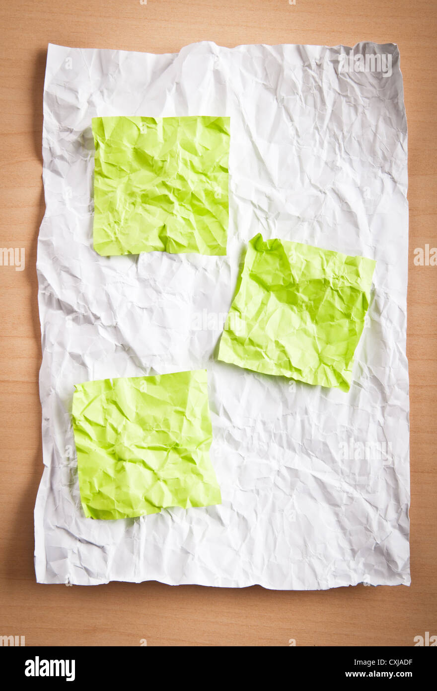 Paper reminders on the background Stock Photo - Alamy