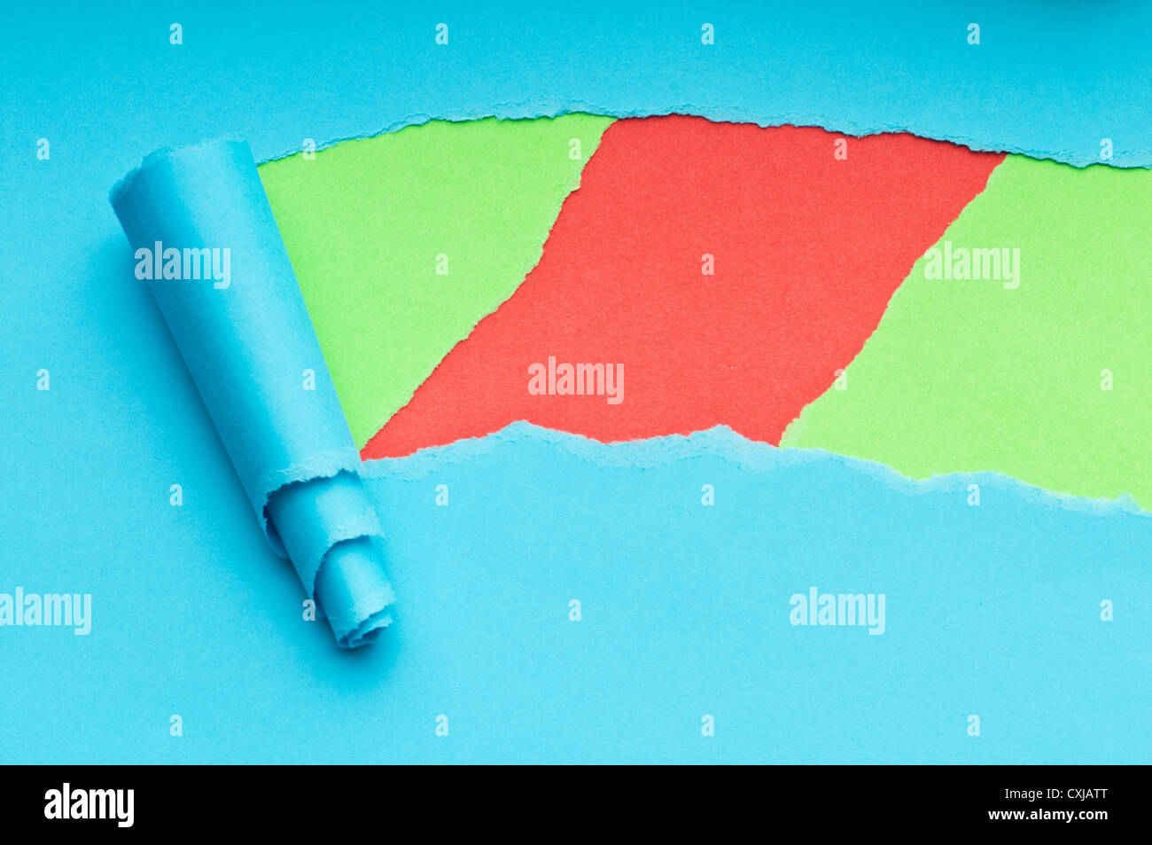 Torn paper with space for your message Stock Photo - Alamy