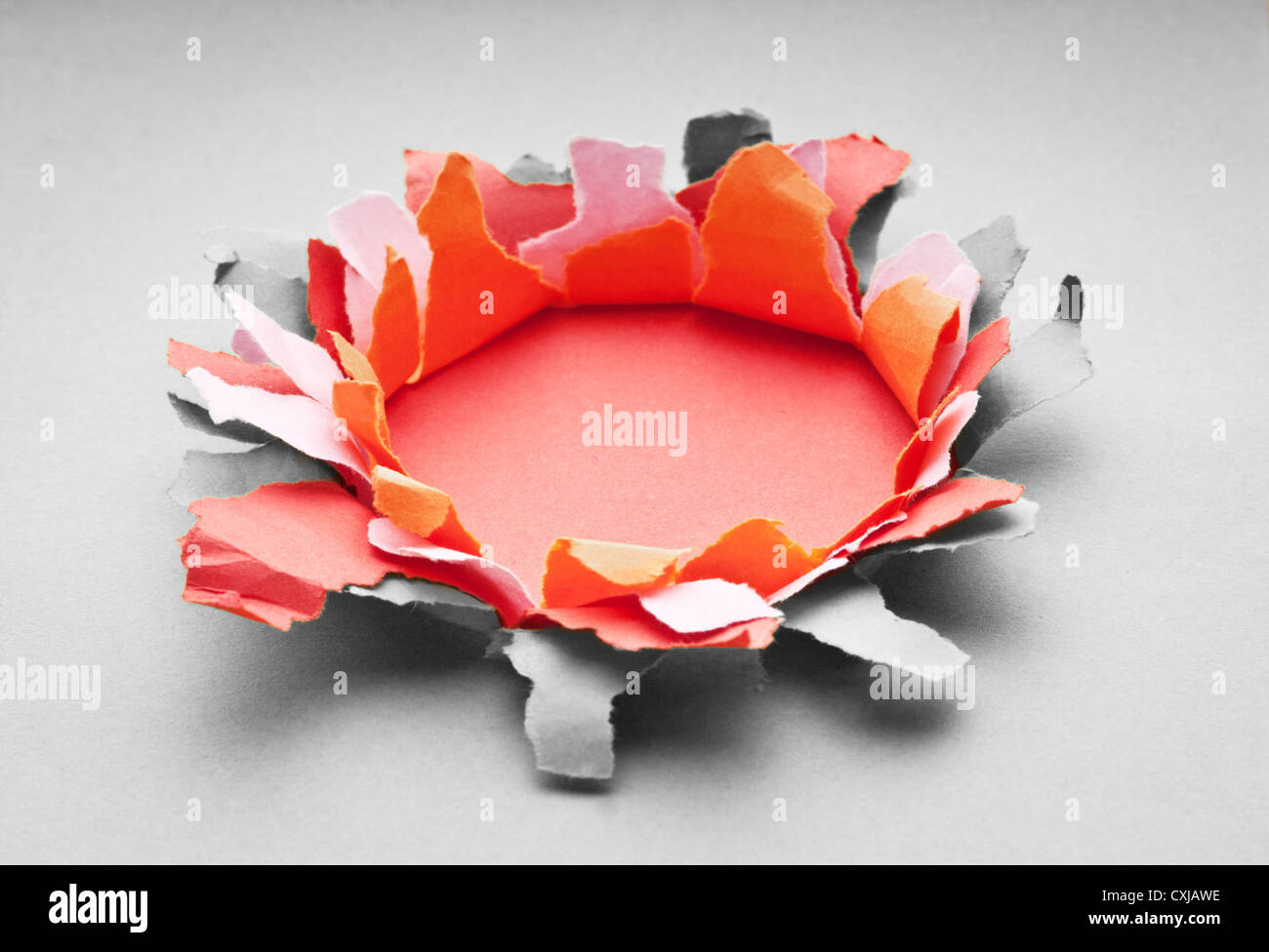 Torn paper with space for your message Stock Photo - Alamy