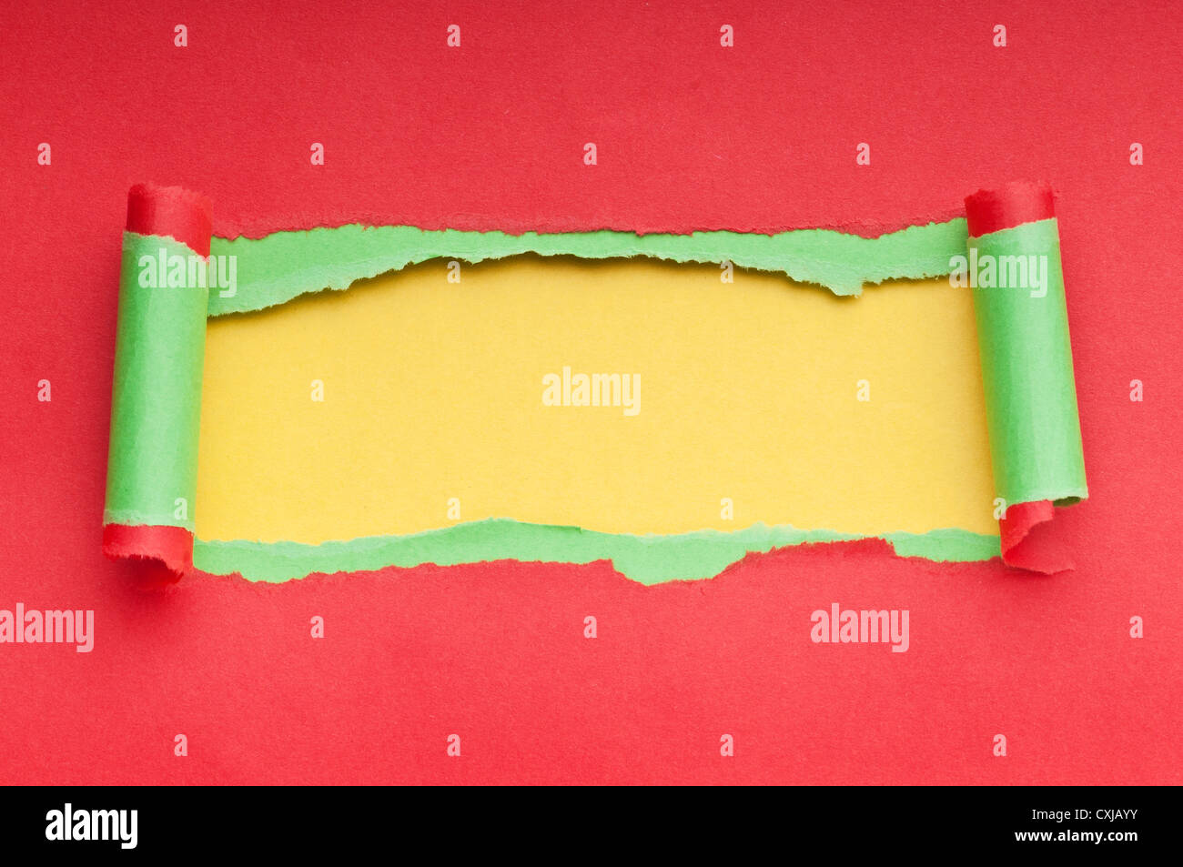 Torn paper with space for your message Stock Photo - Alamy