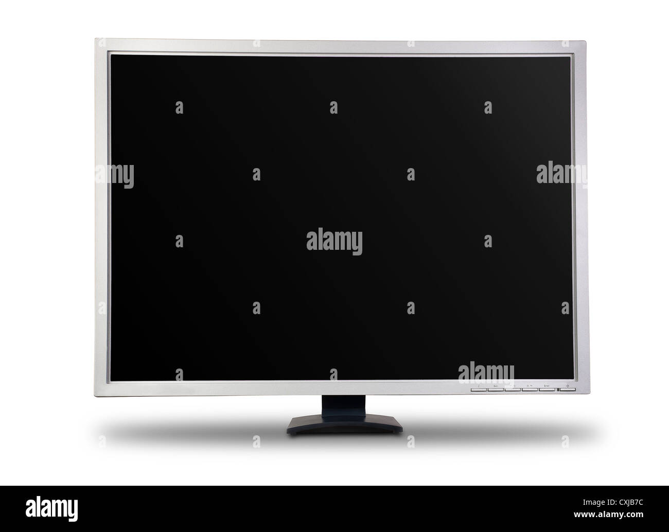 Monitor on white background Stock Photo - Alamy