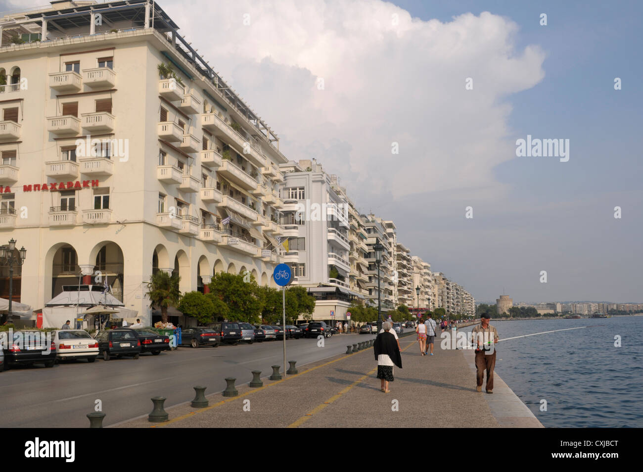 Thessaloniki waterfront, Greece Stock Photo - Alamy