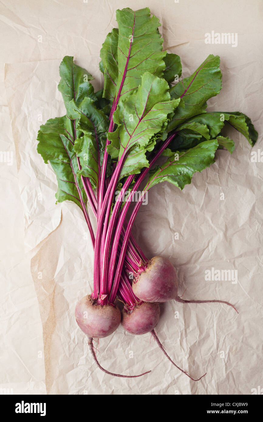 Beetroots on parchment paper Stock Photo - Alamy