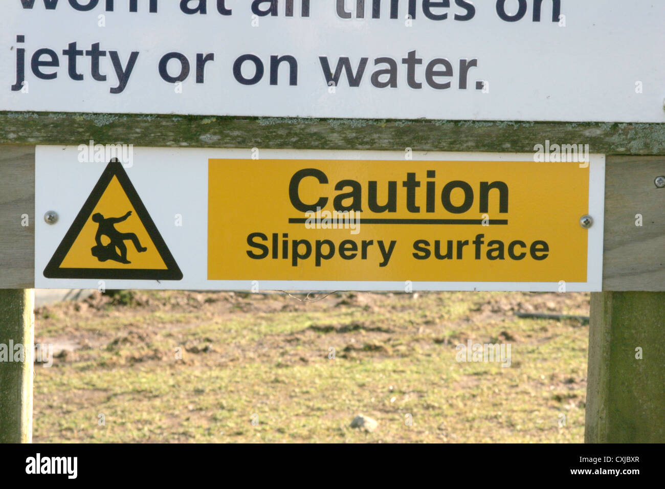 Dont slip hi-res stock photography and images - Alamy